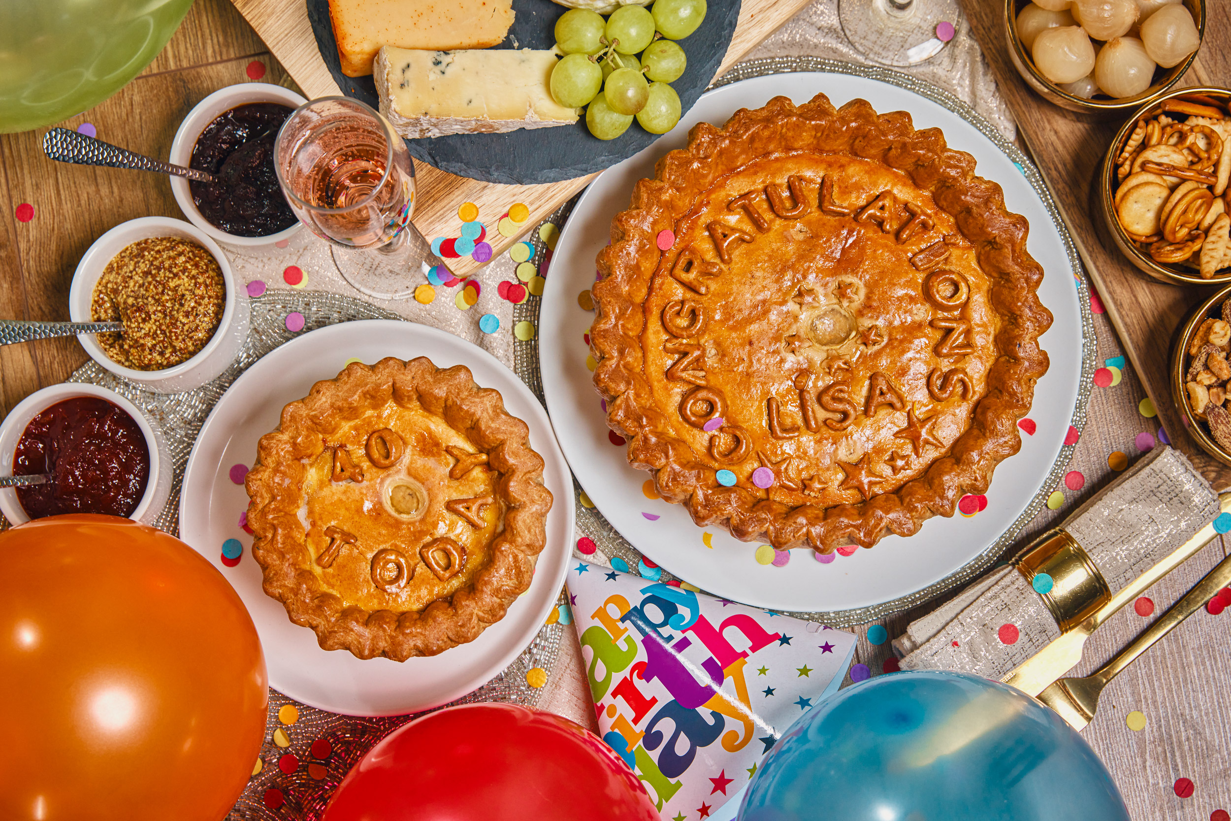 Handcrafted Personalised Pork Pie | Toppings Pies